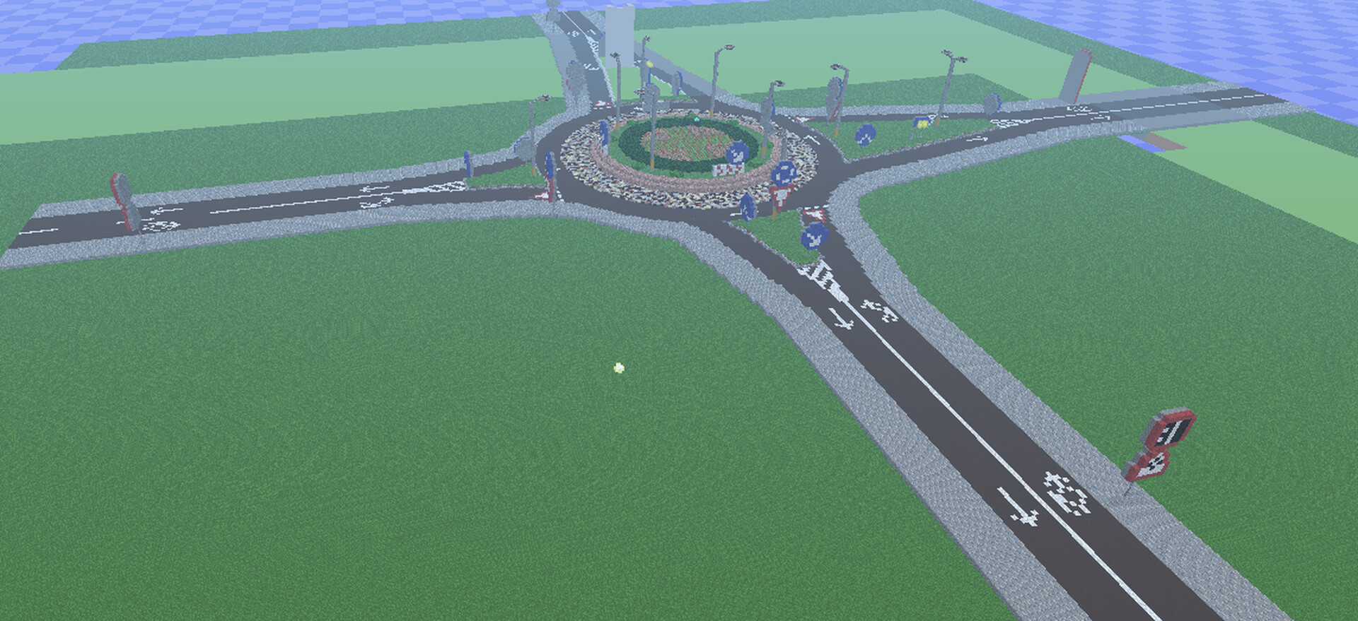 Realistic Roundabout by Anderbest Minecraft Map