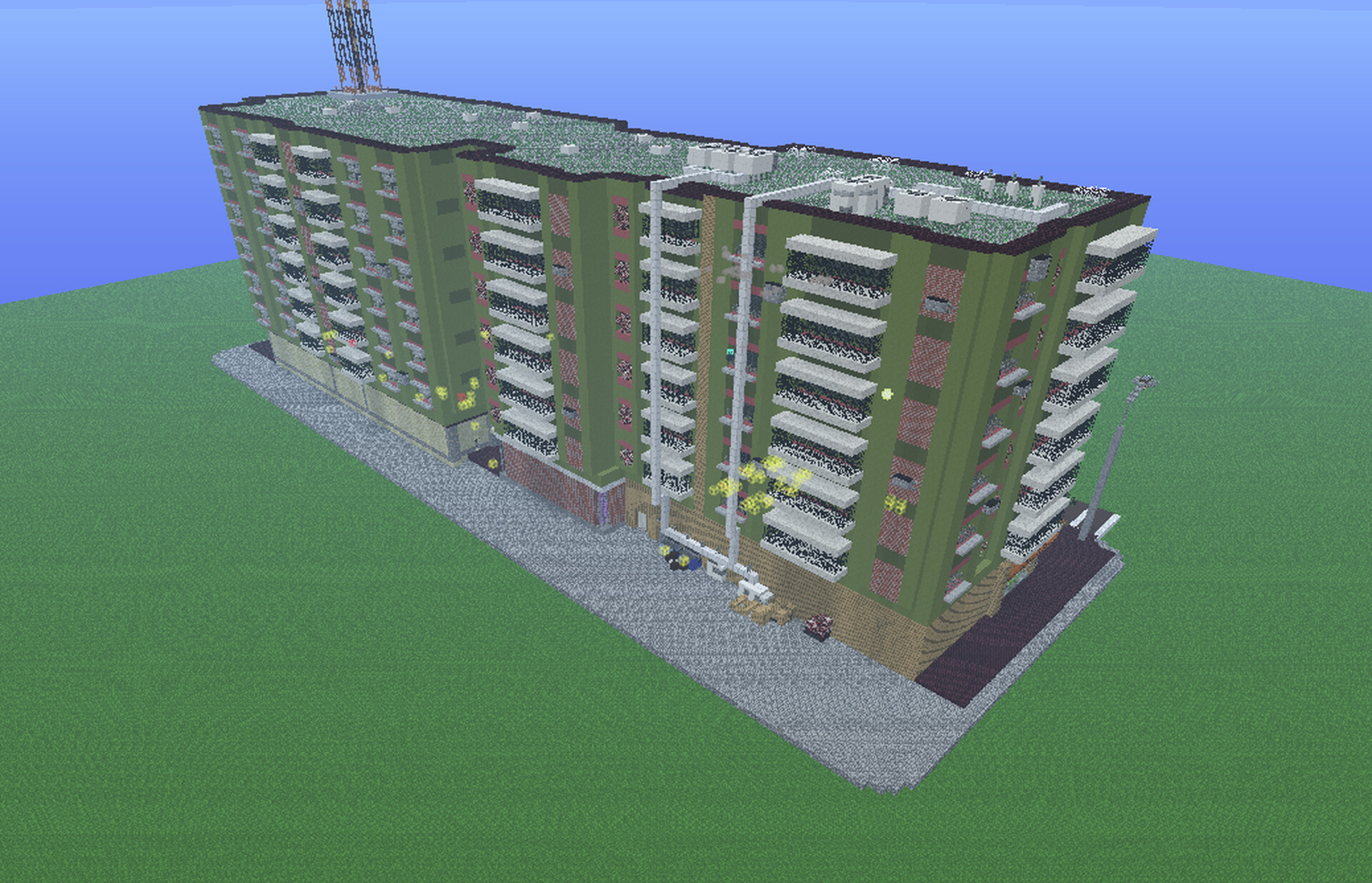 Comercial Residence Apartments Type 6 by Anderbest Minecraft Map
