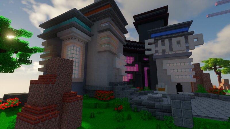 Spawn HCF Sci-fi 1.8 - 1.17 Minecraft Map