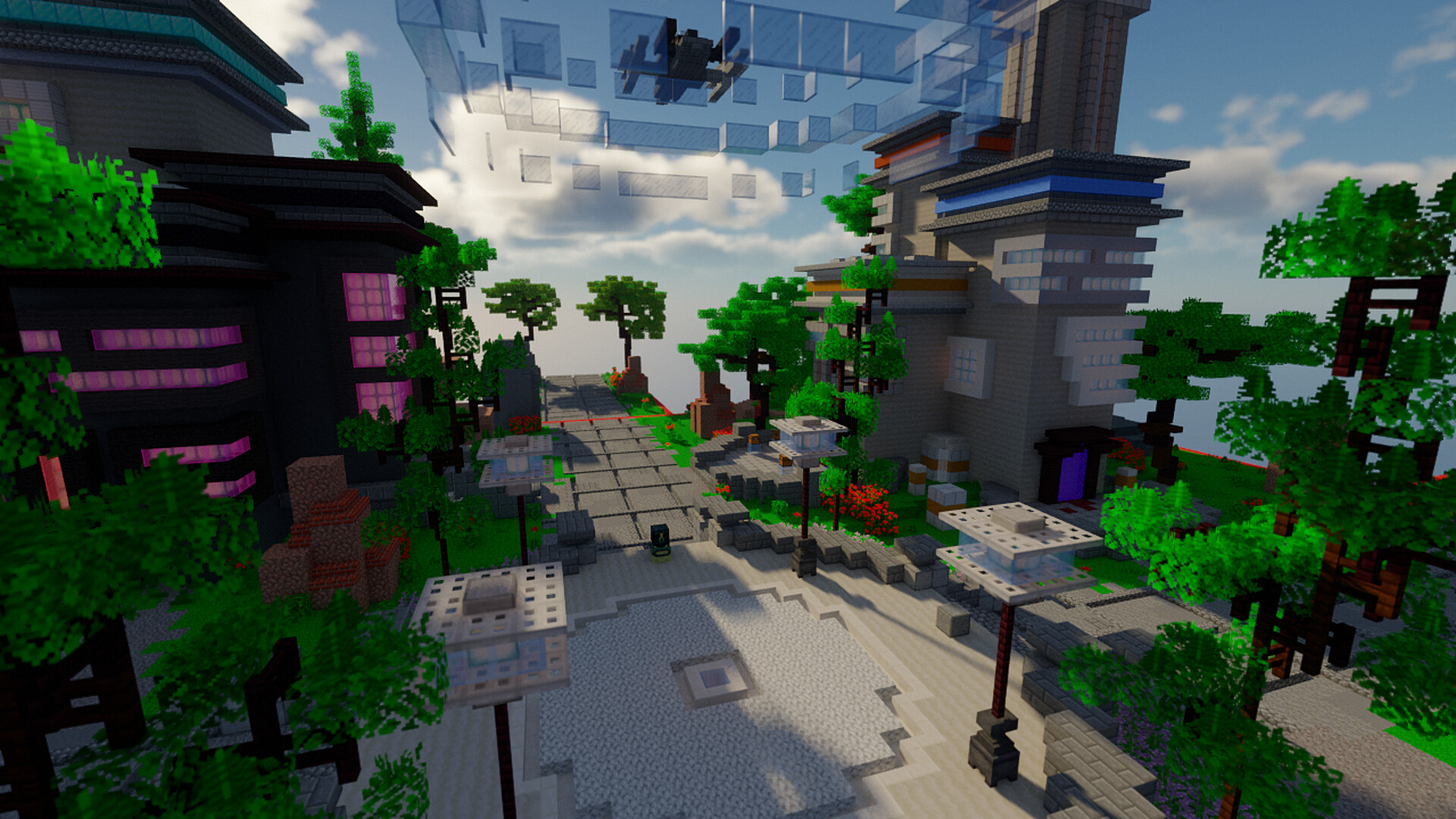 Spawn HCF Sci-fi 1.8 - 1.17 Minecraft Map