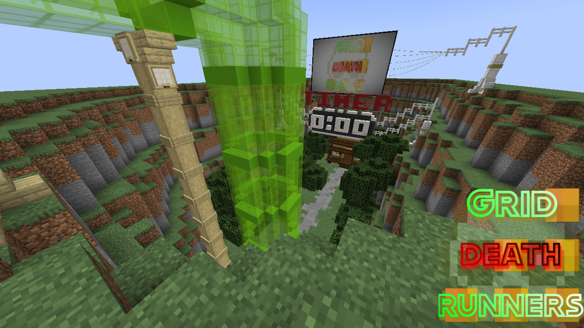 Grid Death Runners Minecraft Map