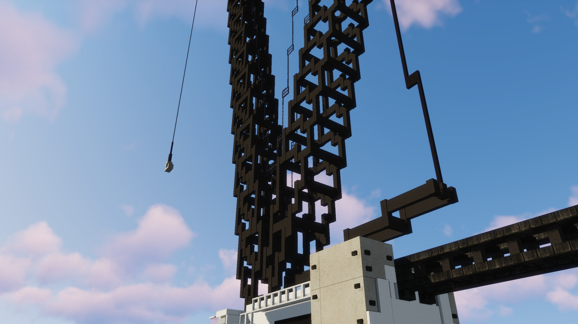 Liebherr LR11000 Crawler crane | SpaceX livery | ERT Minecraft Map