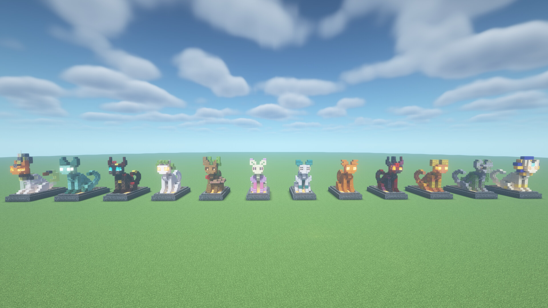 Minecraft Cat Statues Minecraft Map