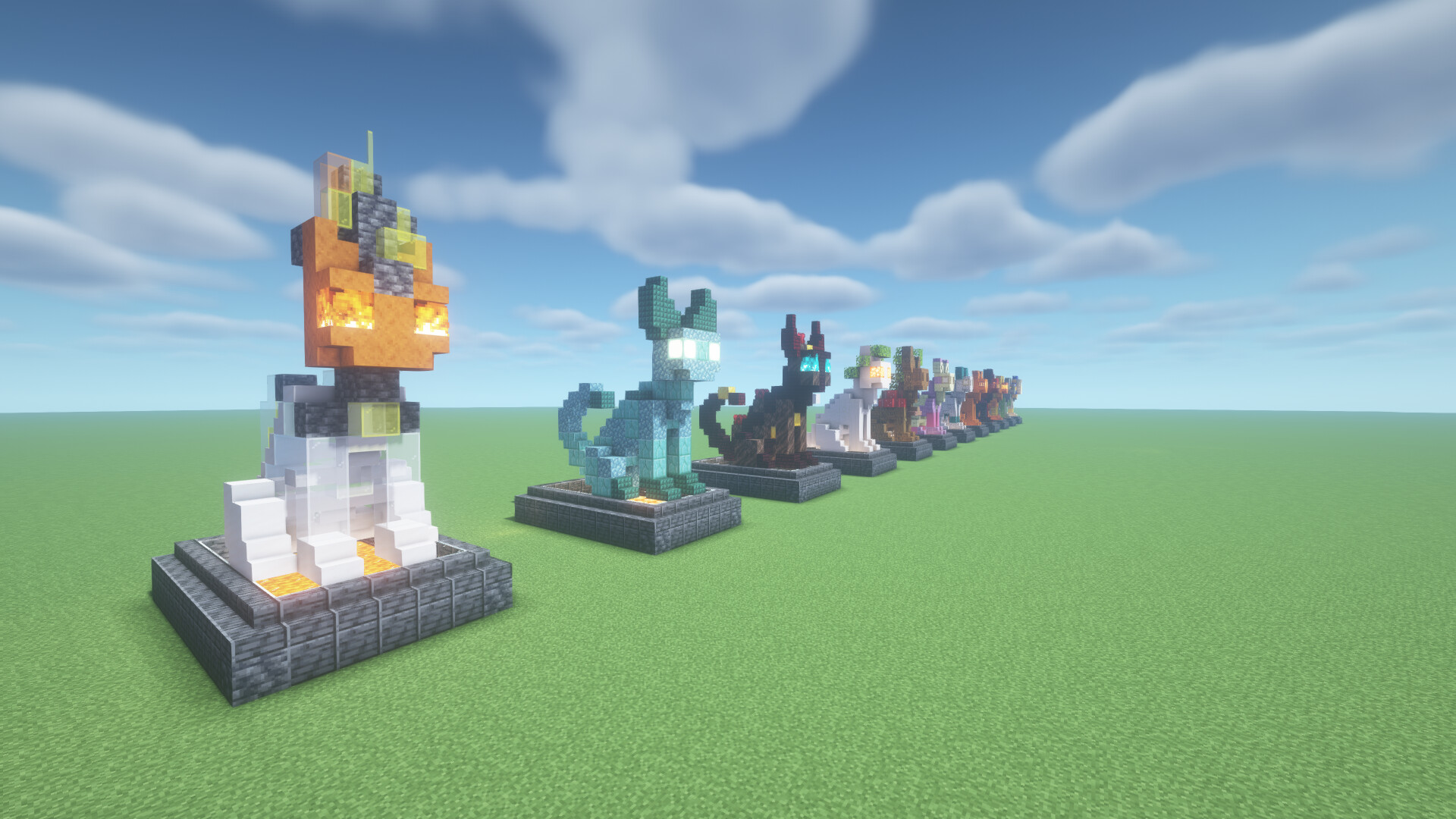 Minecraft Cat Statues Minecraft Map
