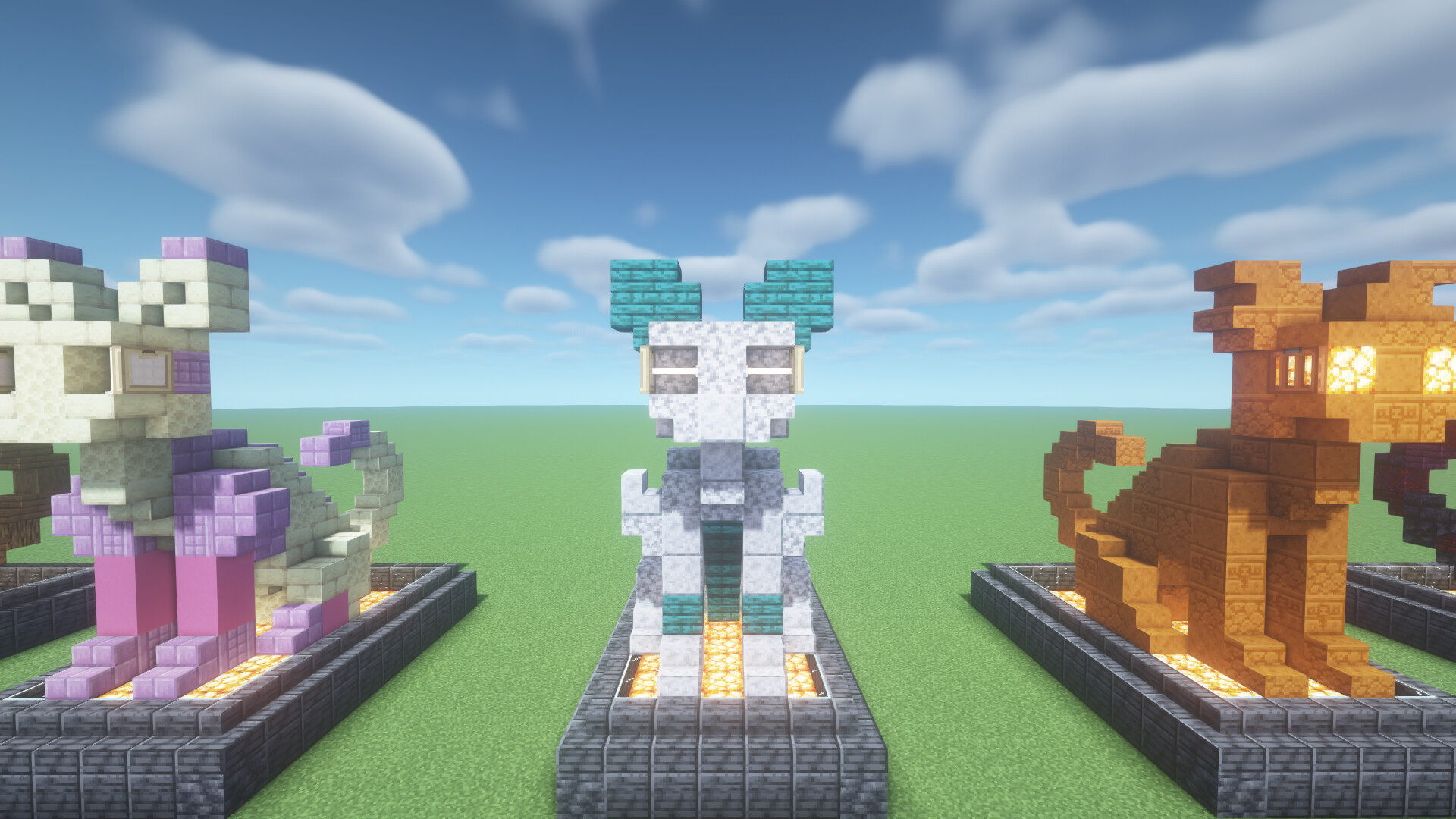 Minecraft Cat Statues Minecraft Map
