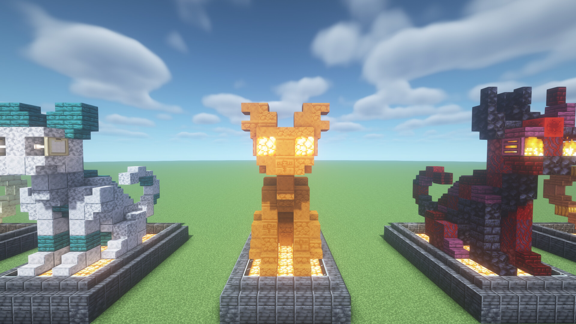 Minecraft Cat Statues Minecraft Map