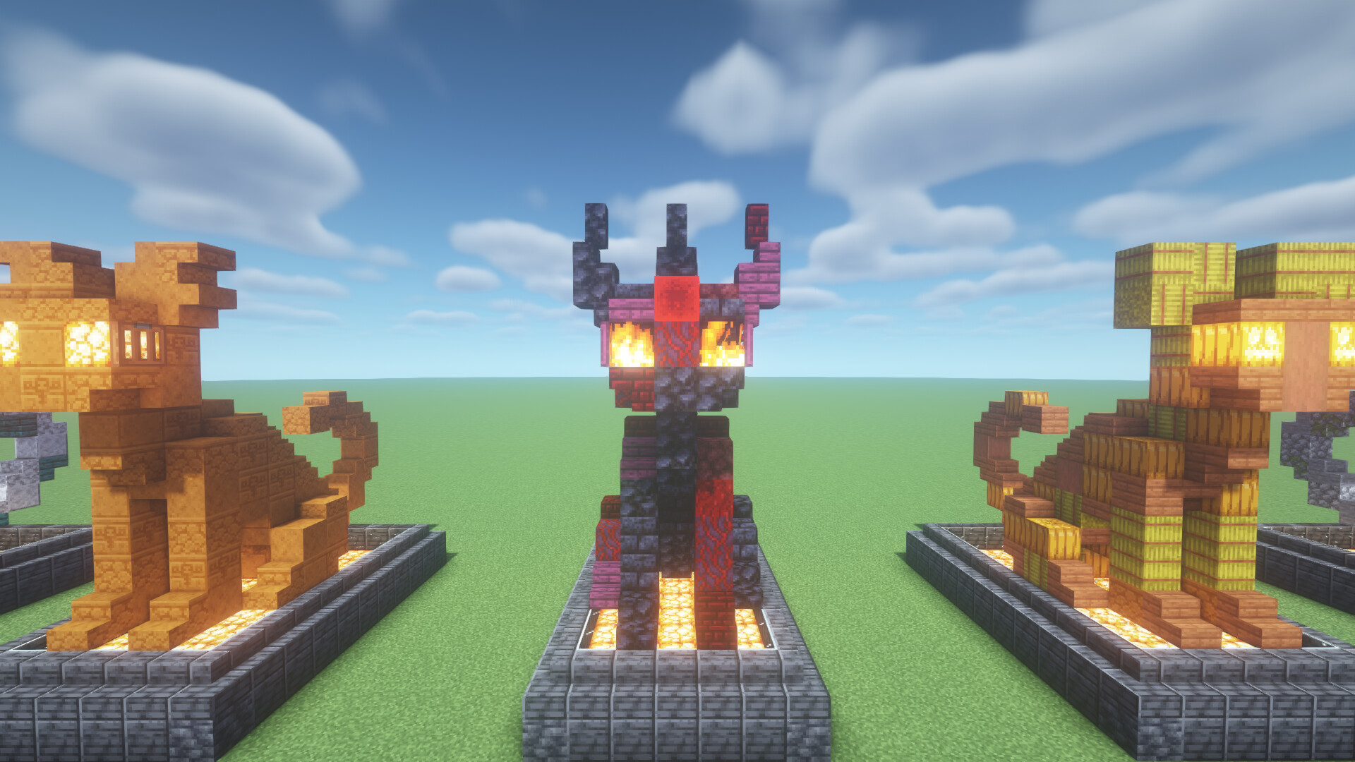Minecraft Cat Statues Minecraft Map
