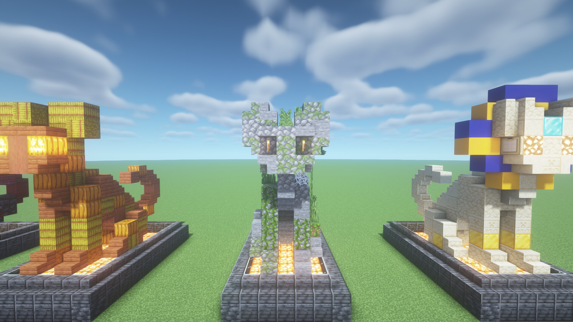 Minecraft Cat Statues Minecraft Map