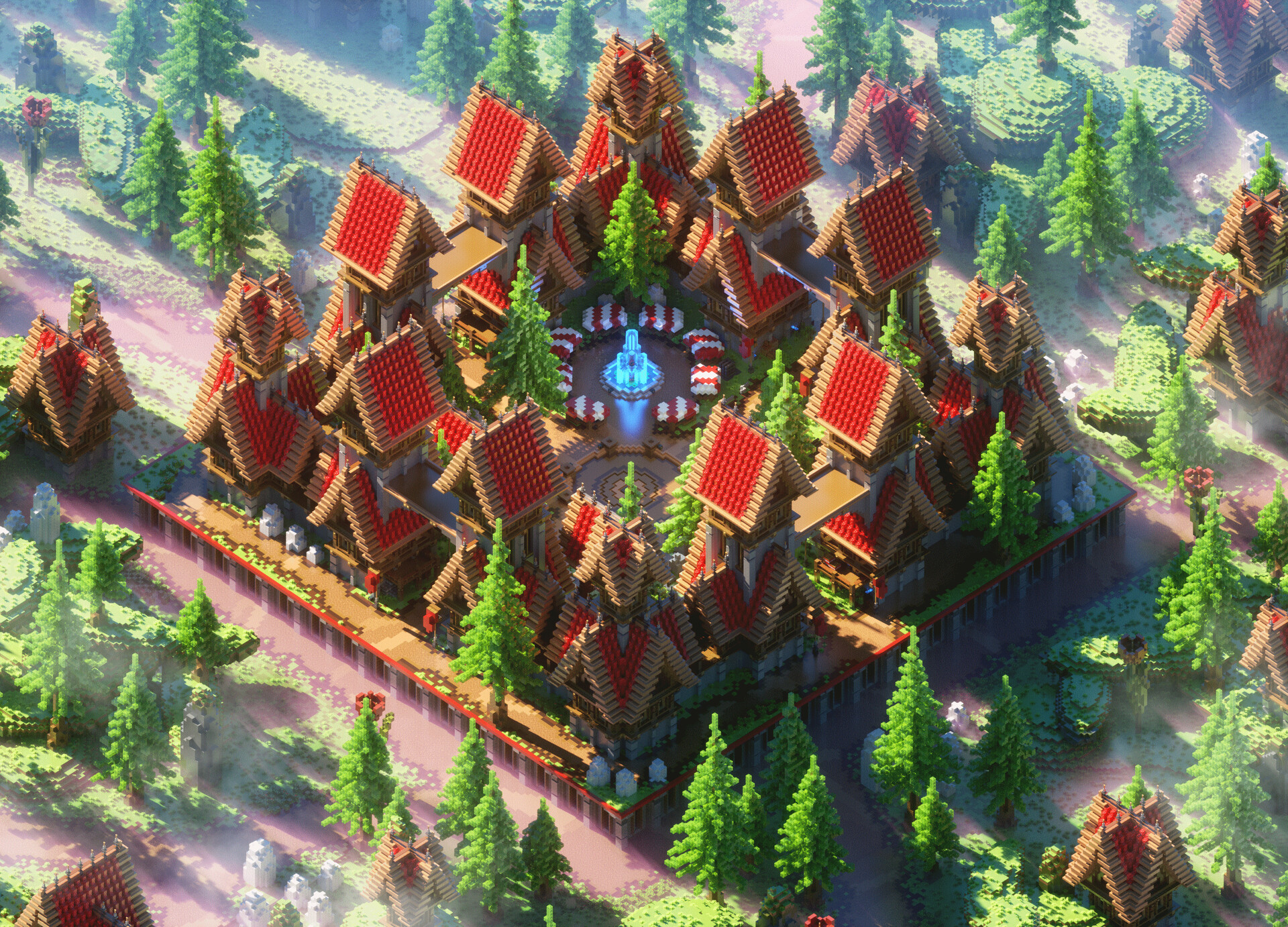 Waffle - Faction Spawn Minecraft Map