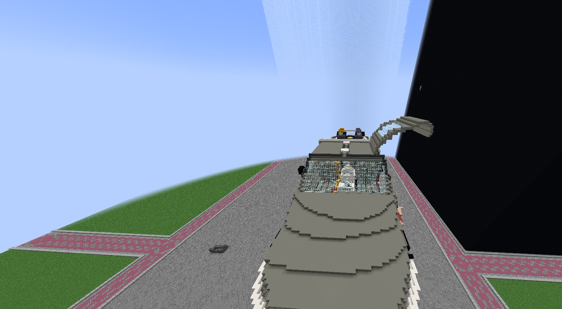 DeLorean from Back to The Future! Minecraft Map