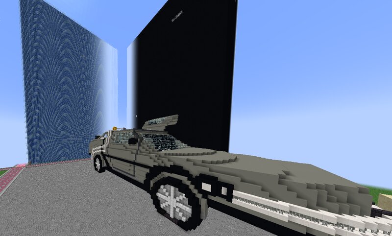 DeLorean from Back to The Future! Minecraft Map