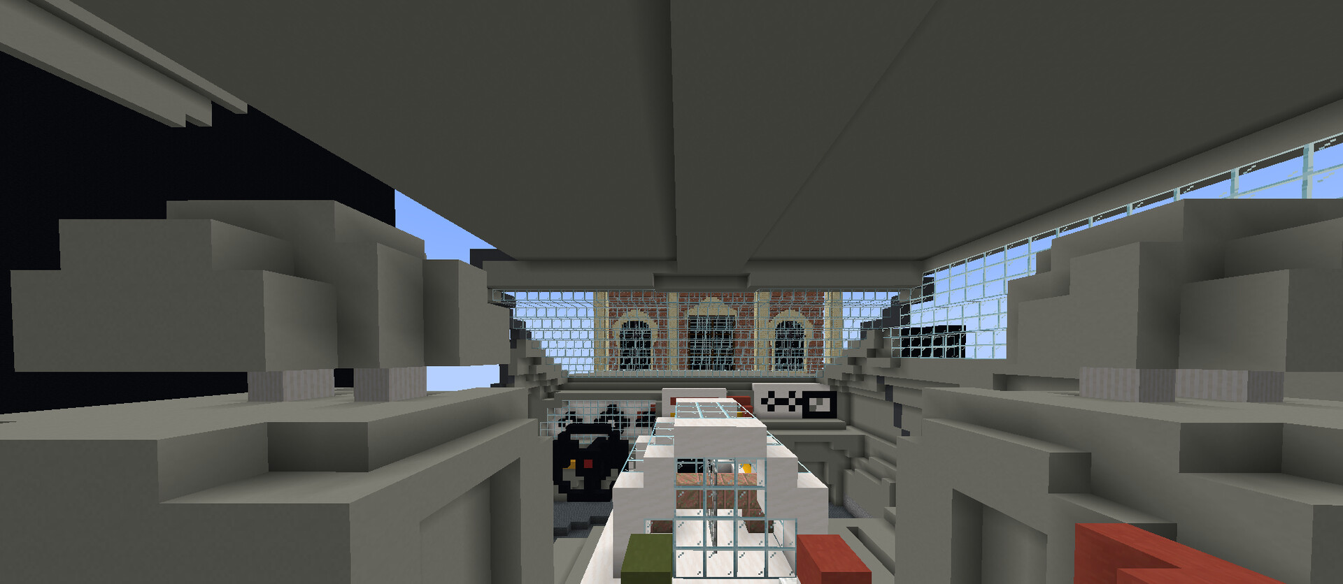 DeLorean from Back to The Future! Minecraft Map