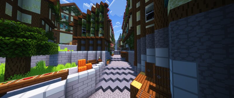 When you sorta build Mondstadt Minecraft Map