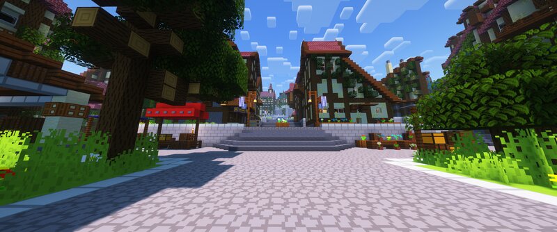 When you sorta build Mondstadt Minecraft Map