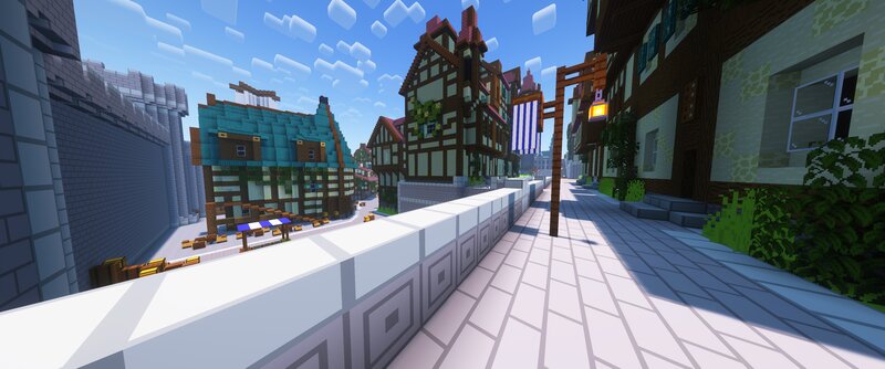 When you sorta build Mondstadt Minecraft Map