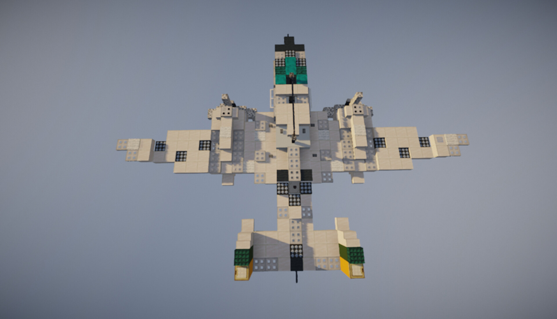 North American B-25J Mitchell 1.5:1 Scale FAB Minecraft Map