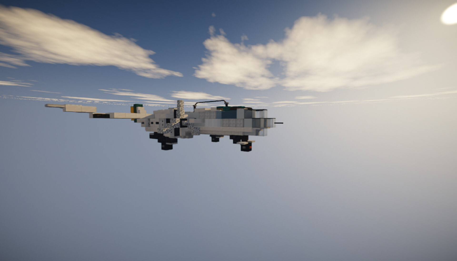 North American B-25J Mitchell 1.5:1 Scale FAB Minecraft Map