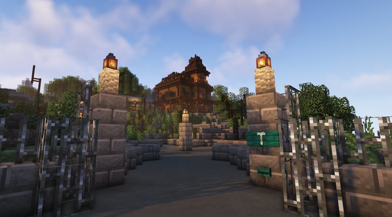 Phantom Manor realistic recreation 1.19 + Minecraft Map
