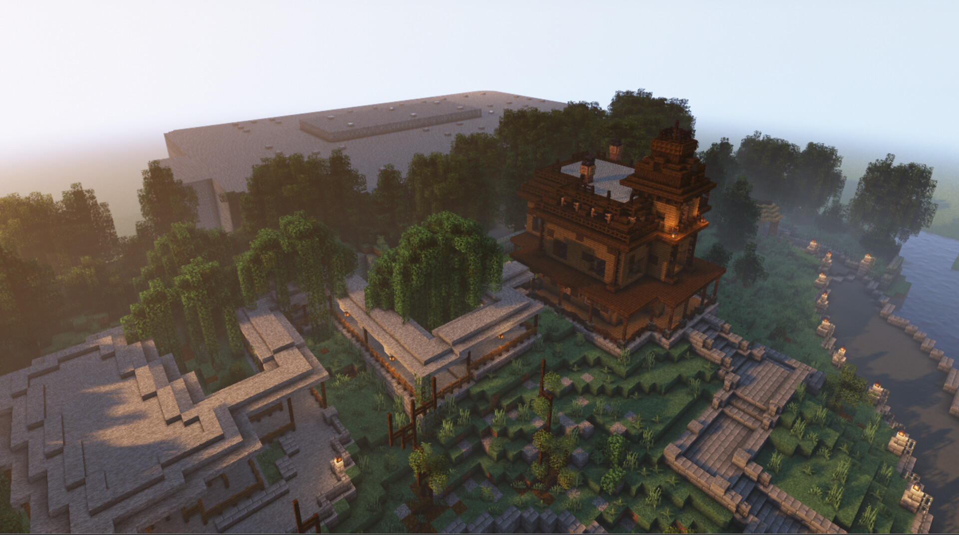 Phantom Manor realistic recreation 1.19 + Minecraft Map