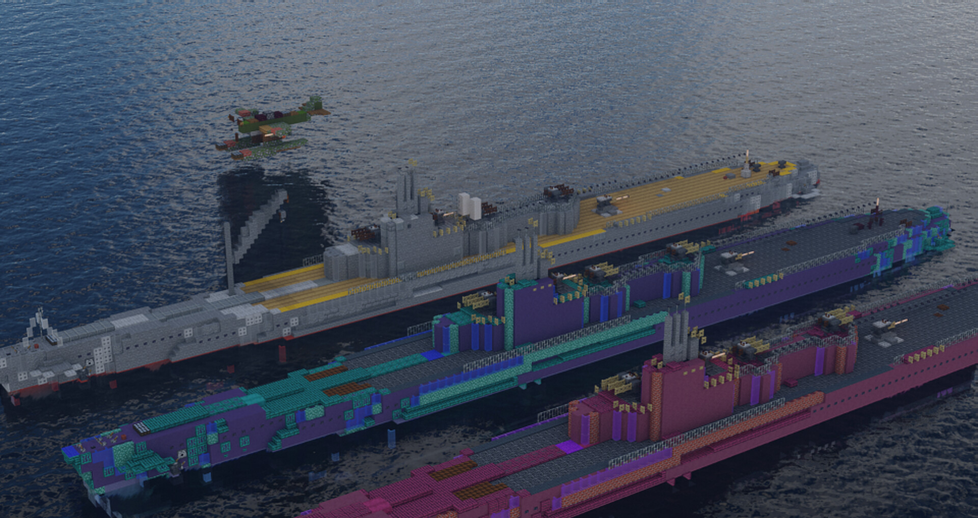 I-401, M6A1 Seiran, Iona (Arpeggio of Blue Steel), and I-400 (Arpeggio ...