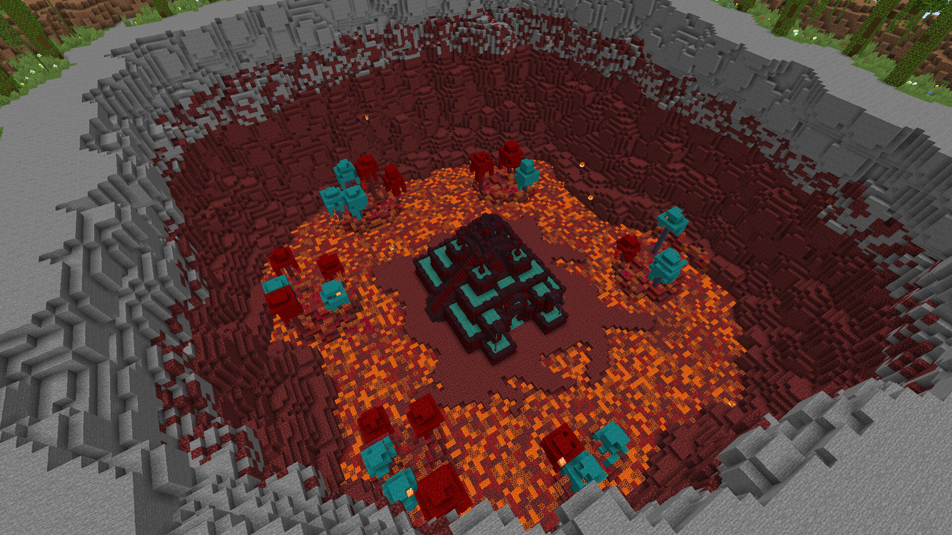 Temple in Hell (downlodable) Minecraft Map
