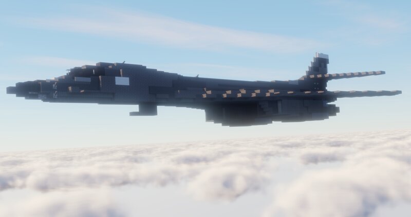 Rockwell B-1B Lancer 1.5:1 Minecraft Map
