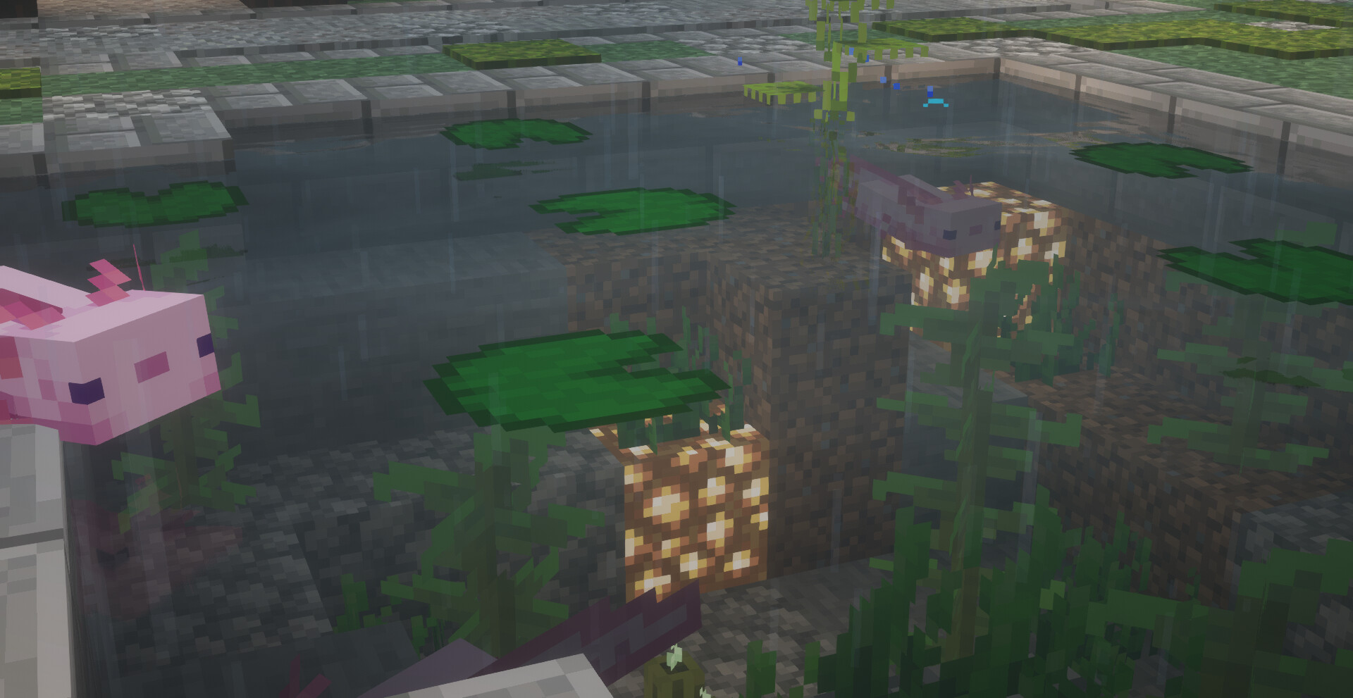 Horse Stables and Axolotl pond (1.17-1.18) Minecraft Map