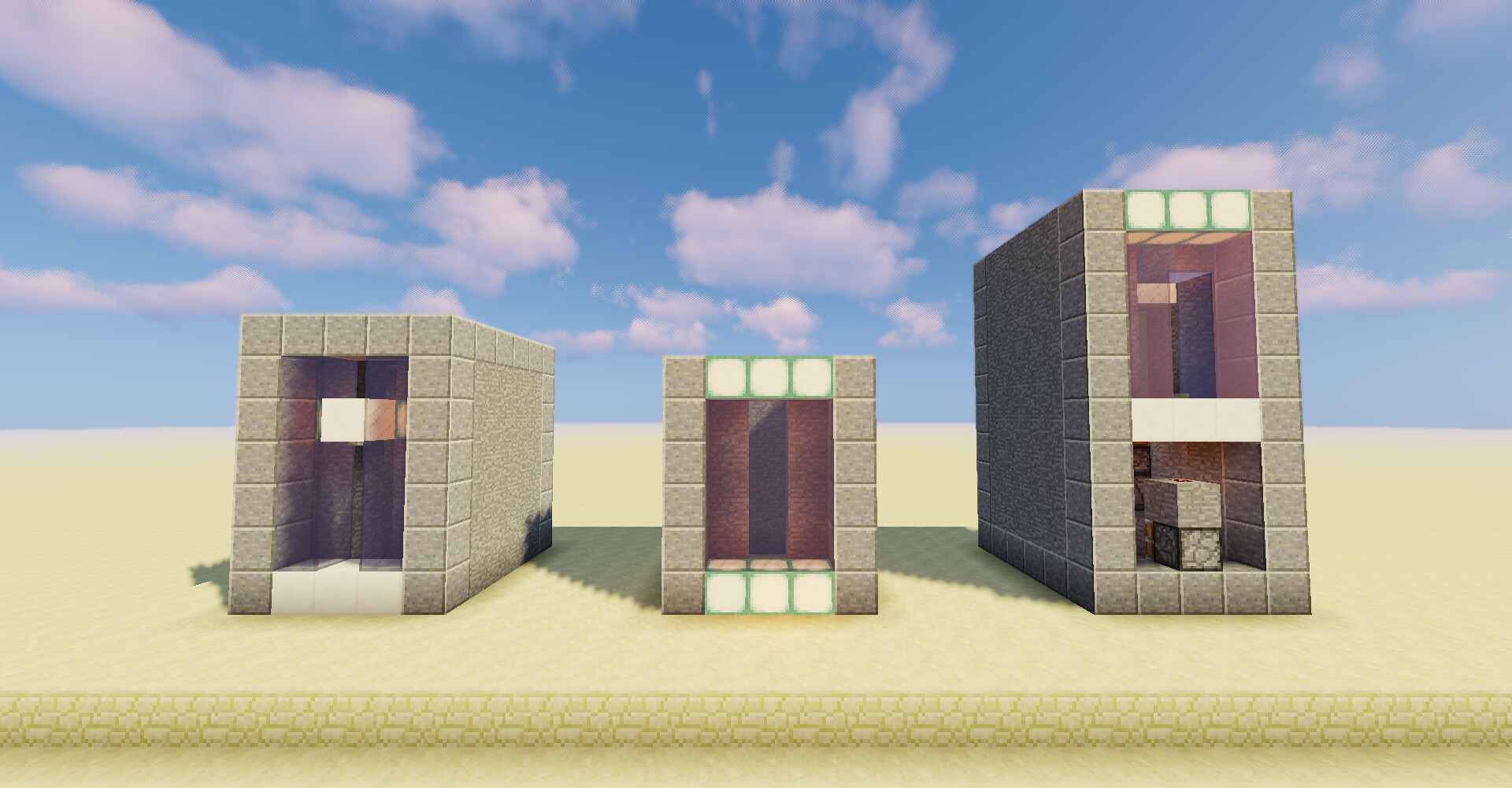 Working Redstone Elevator DYI Parts 1.11.2 Minecraft Map