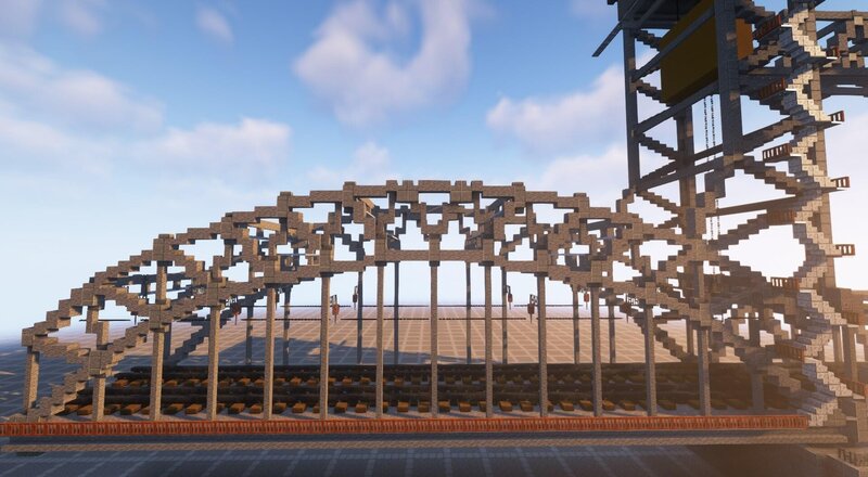 Rostov railway drawbridge Minecraft Map