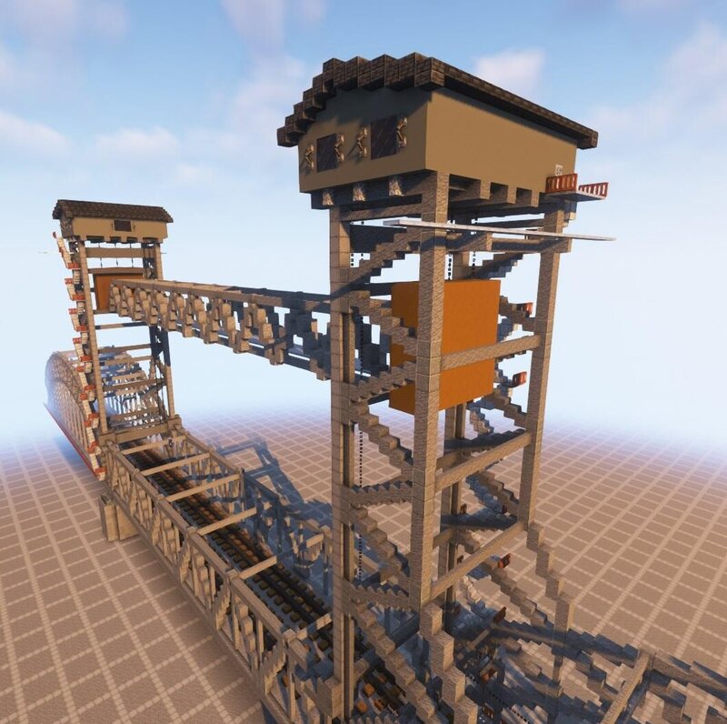 Rostov railway drawbridge Minecraft Map