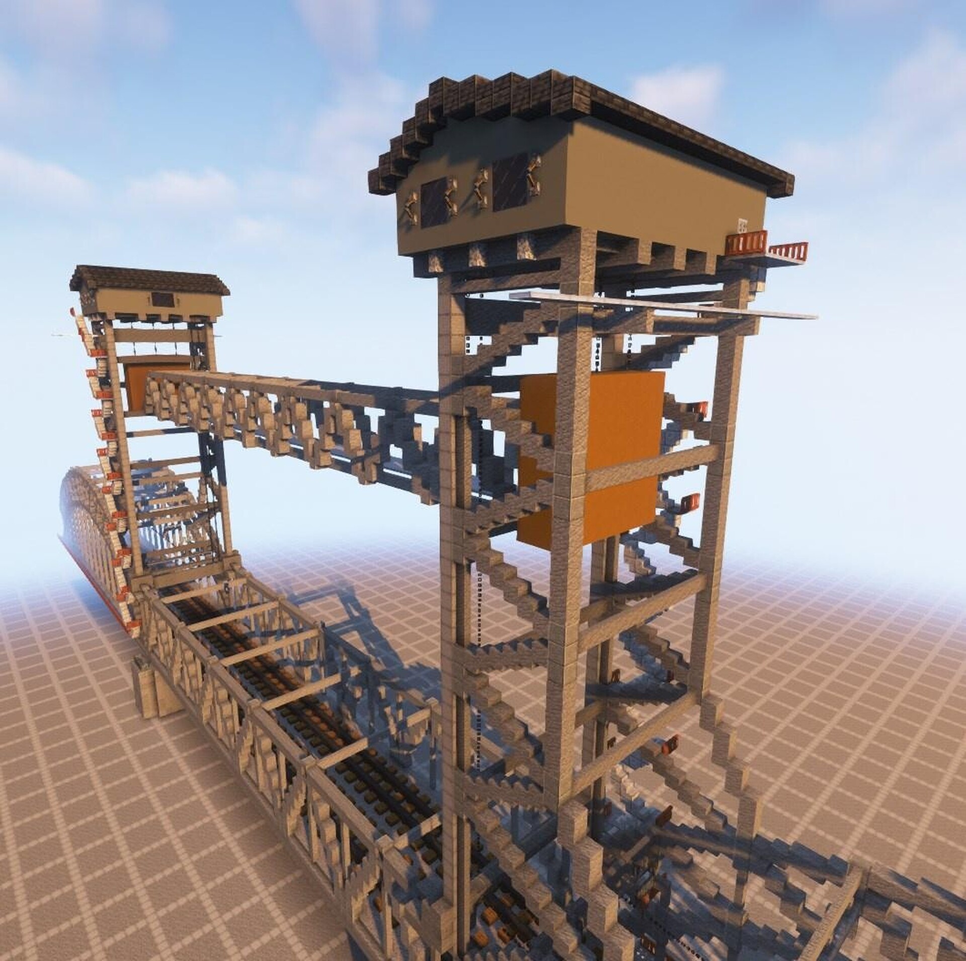 Rostov railway drawbridge Minecraft Map