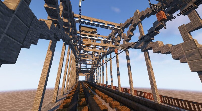 Rostov railway drawbridge Minecraft Map