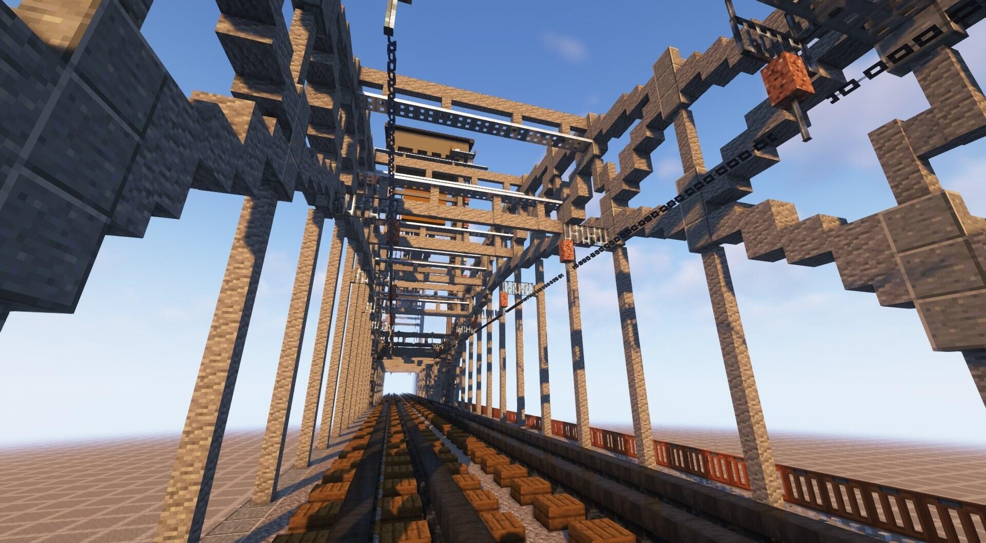 Rostov railway drawbridge Minecraft Map