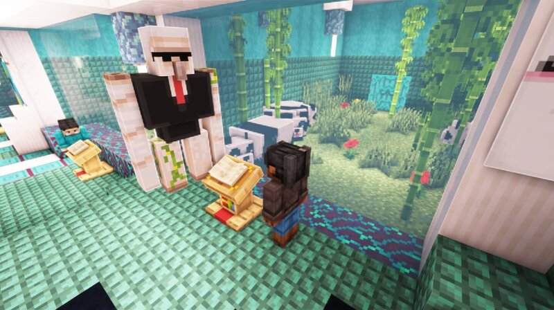 Entity Exhibit Center - Mega Zoo with all Minecraft Mobs Minecraft Map