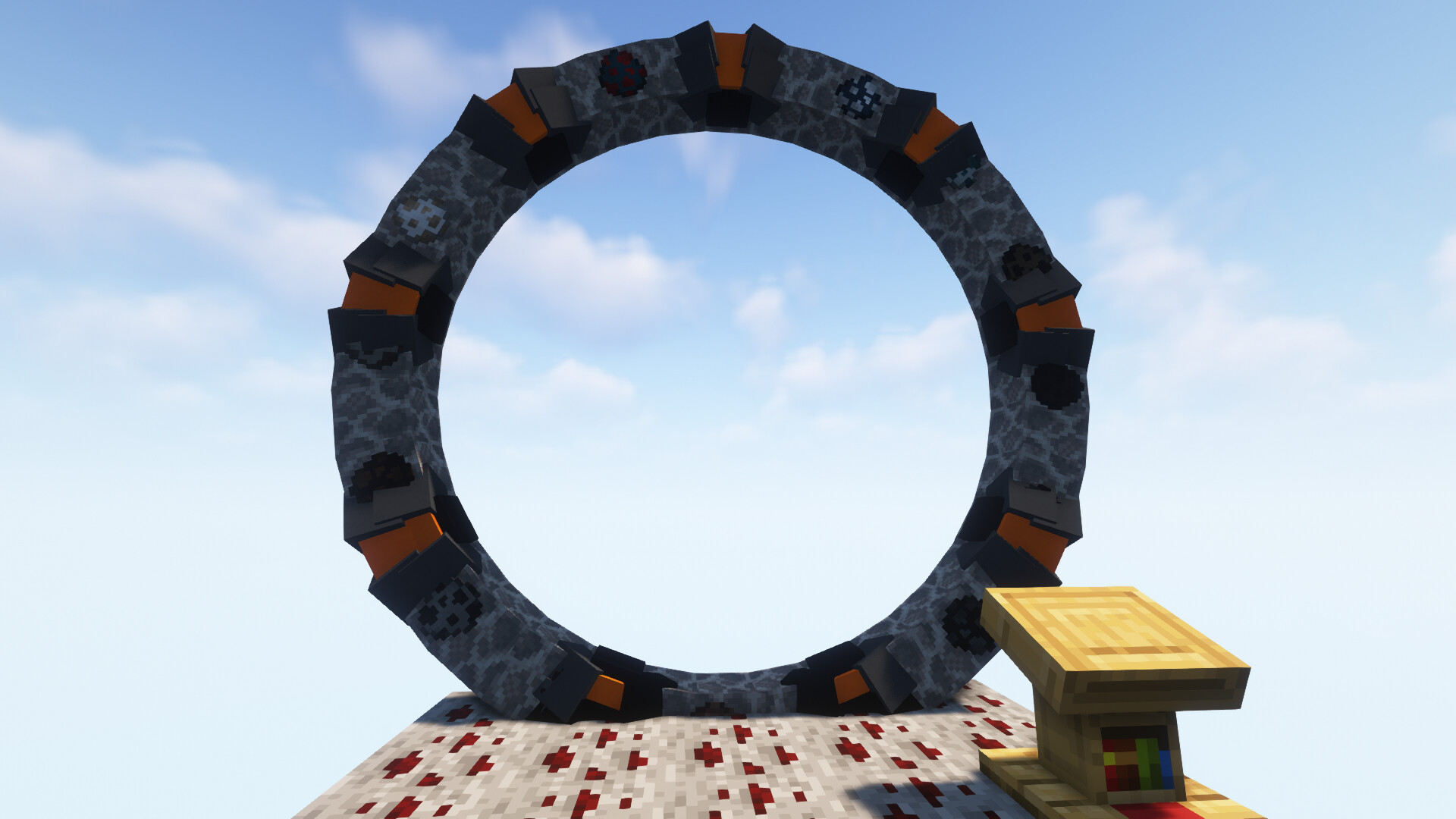 Sattelite spawn void world the new legocraft hub Minecraft Map