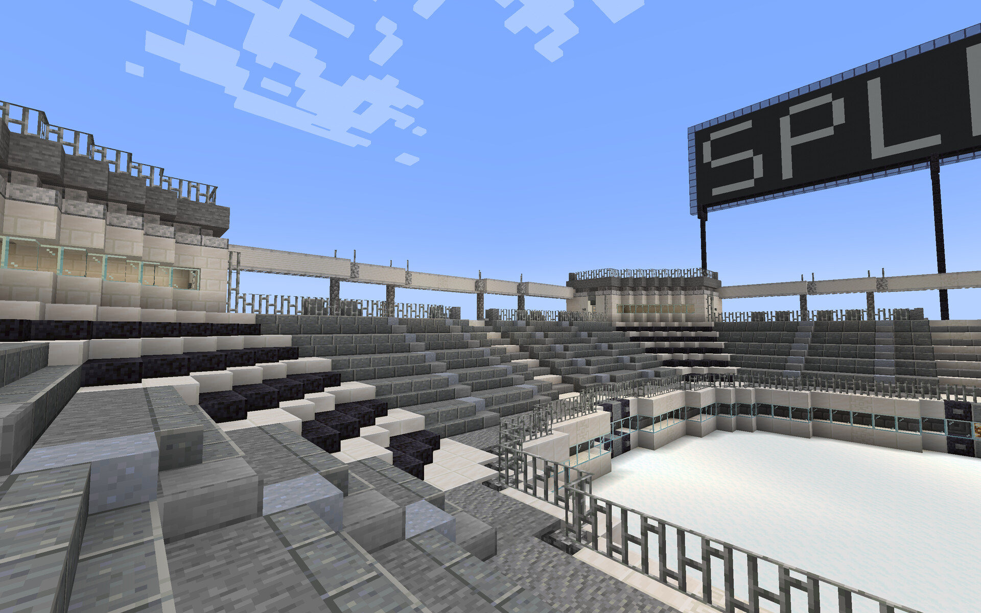 Mini Spleef Stadium Minecraft Map