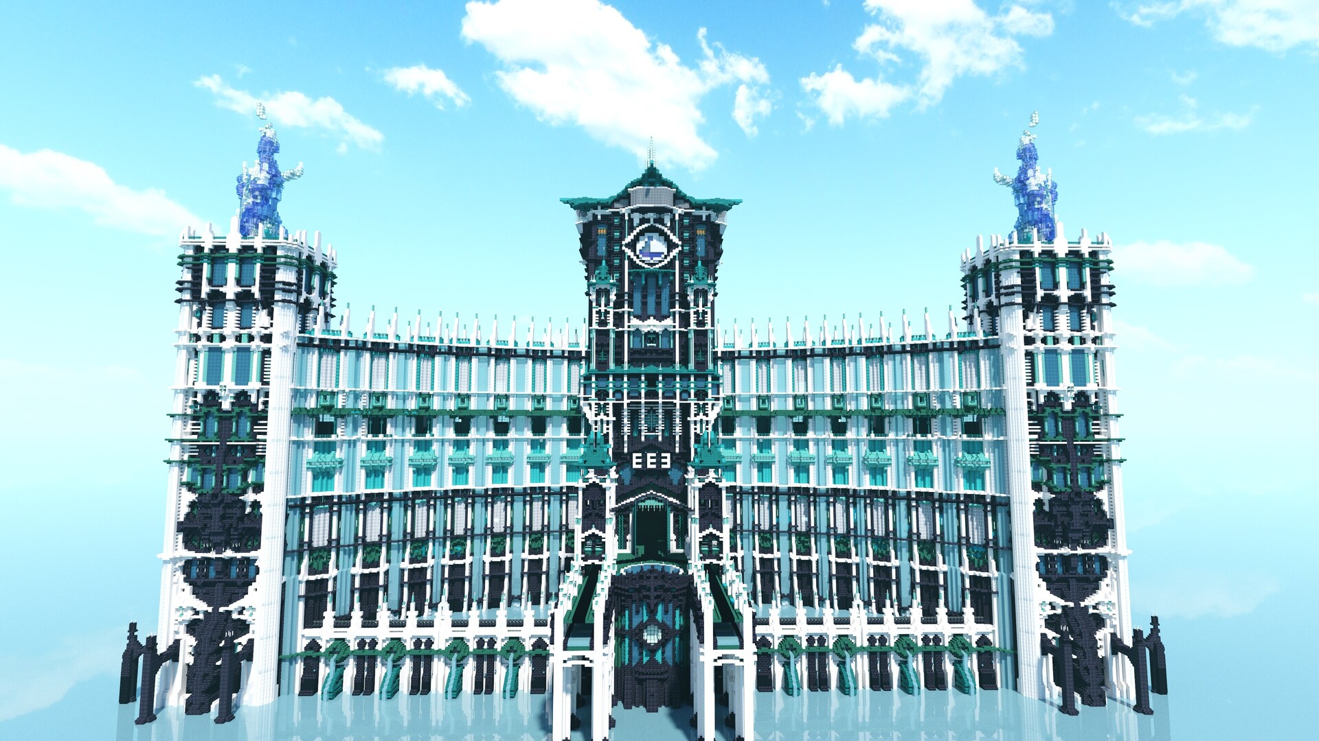 Entity Exhibit Center - Mega Zoo with all Minecraft Mobs Minecraft Map