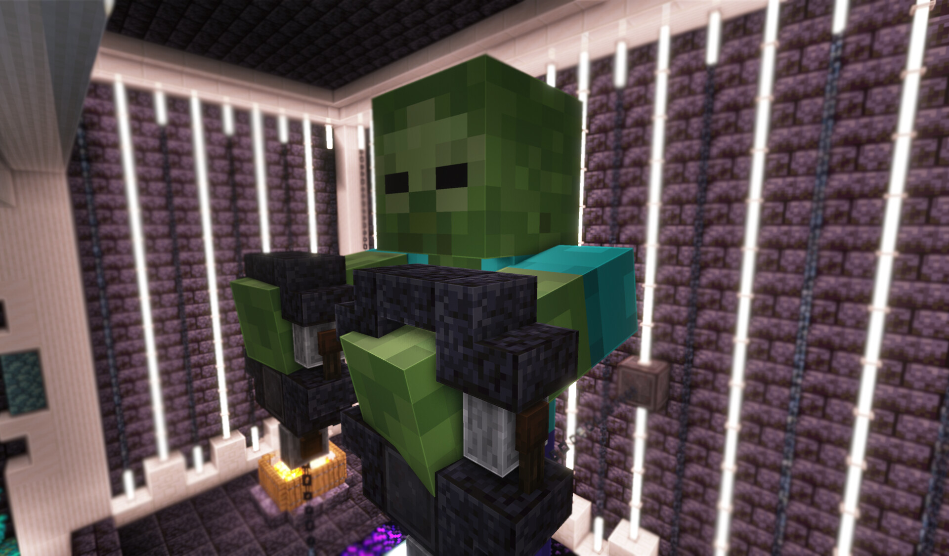 Entity Exhibit Center - Mega Zoo with all Minecraft Mobs Minecraft Map