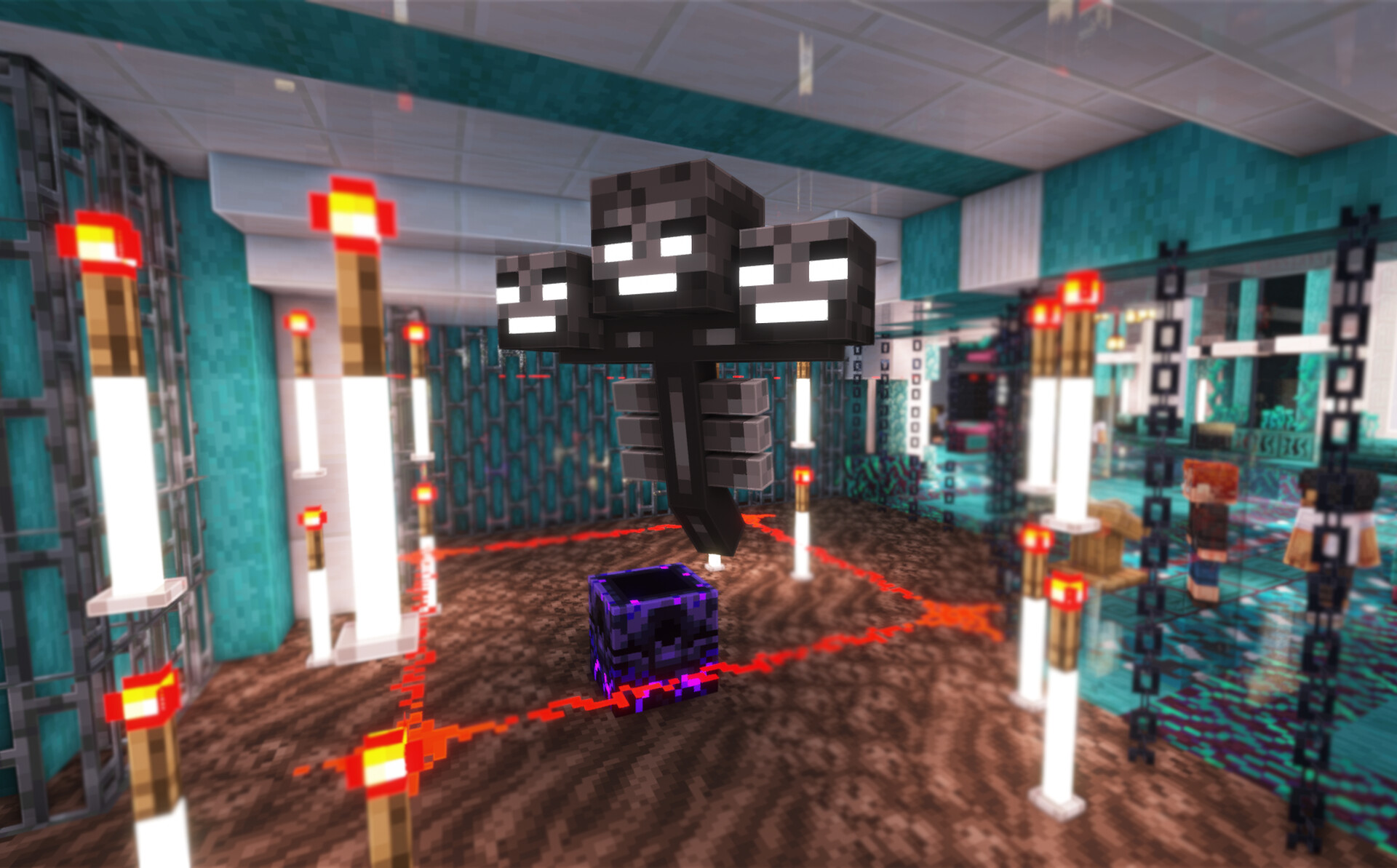 Entity Exhibit Center - Mega Zoo with all Minecraft Mobs Minecraft Map