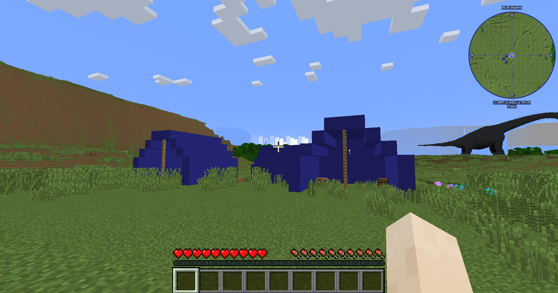 dinosaur map Minecraft Map