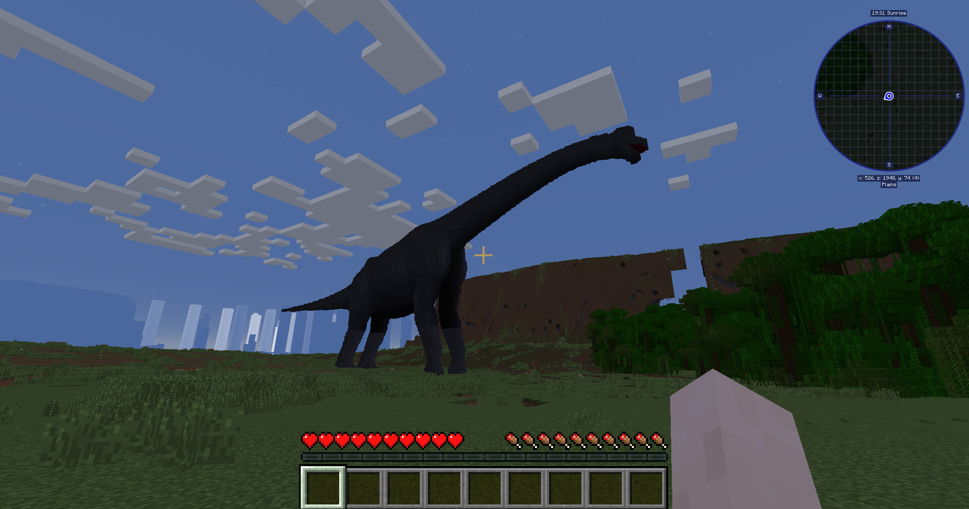 dinosaur map Minecraft Map