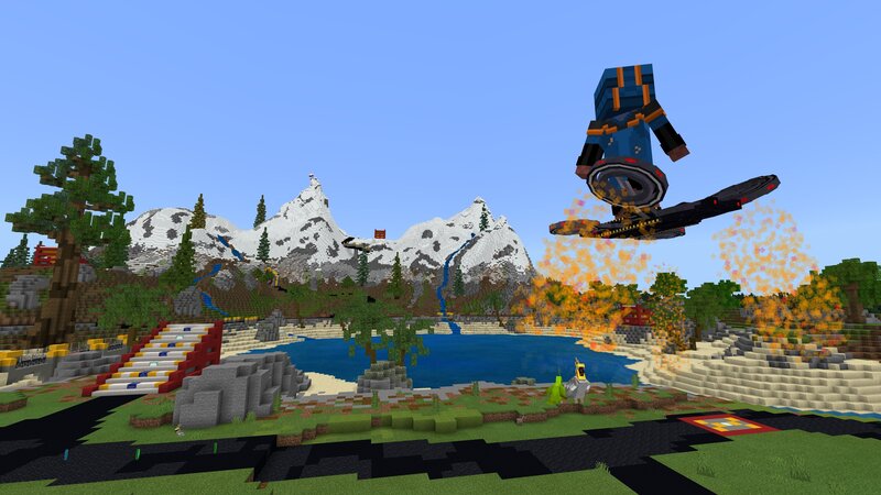 Hoverboards - Sickest Tricks and Craziest Jumps! Minecraft Map