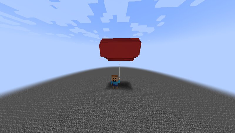 Steve Holding A Balloon! Minecraft Map