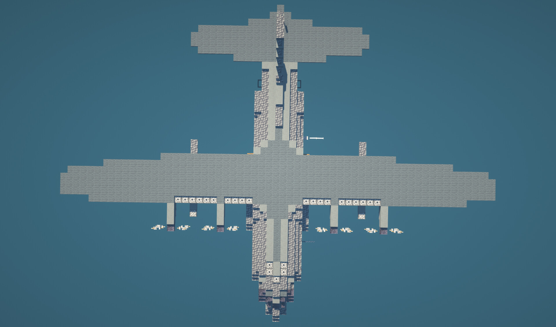 AC-130U Spooky II (ANGEL OF DEATH), 1.5:1 Scale. Minecraft Map