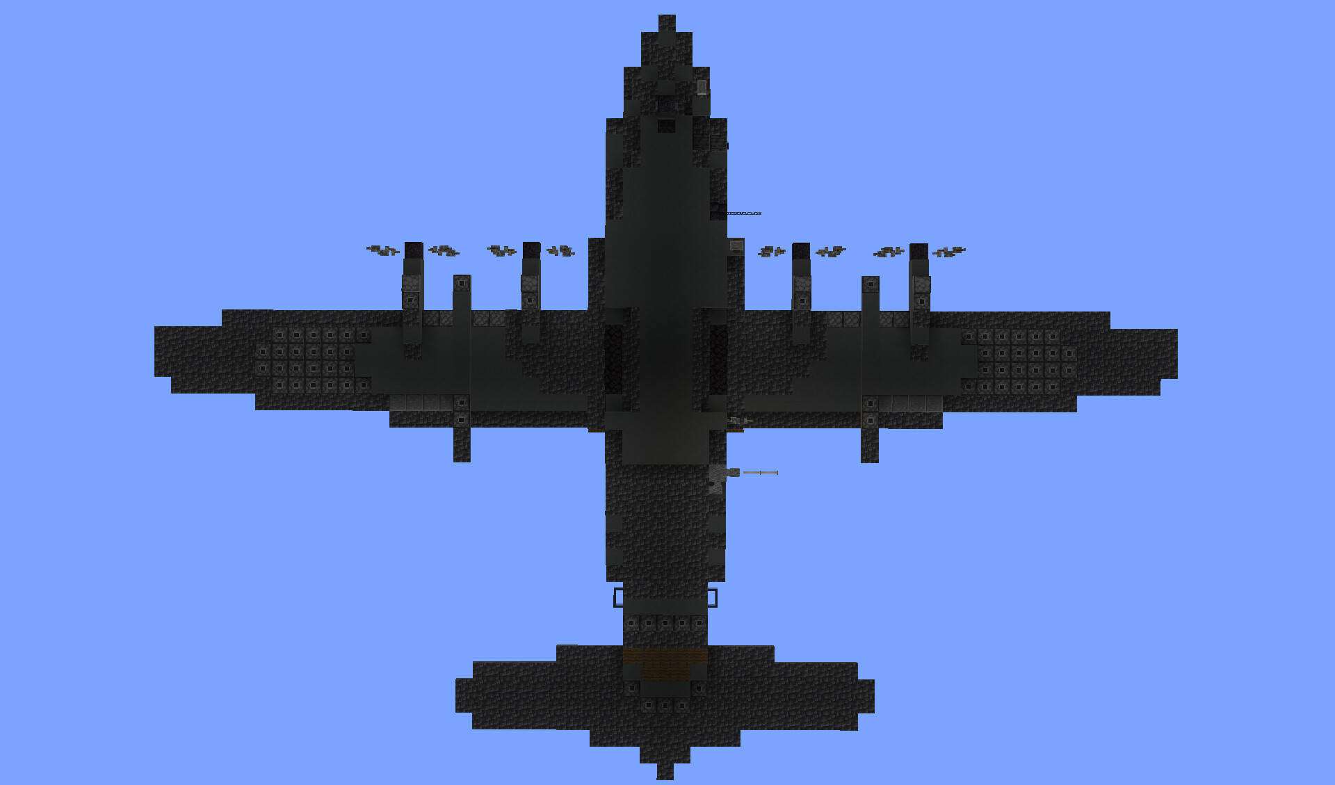AC-130U Spooky II (ANGEL OF DEATH), 1.5:1 Scale. Minecraft Map