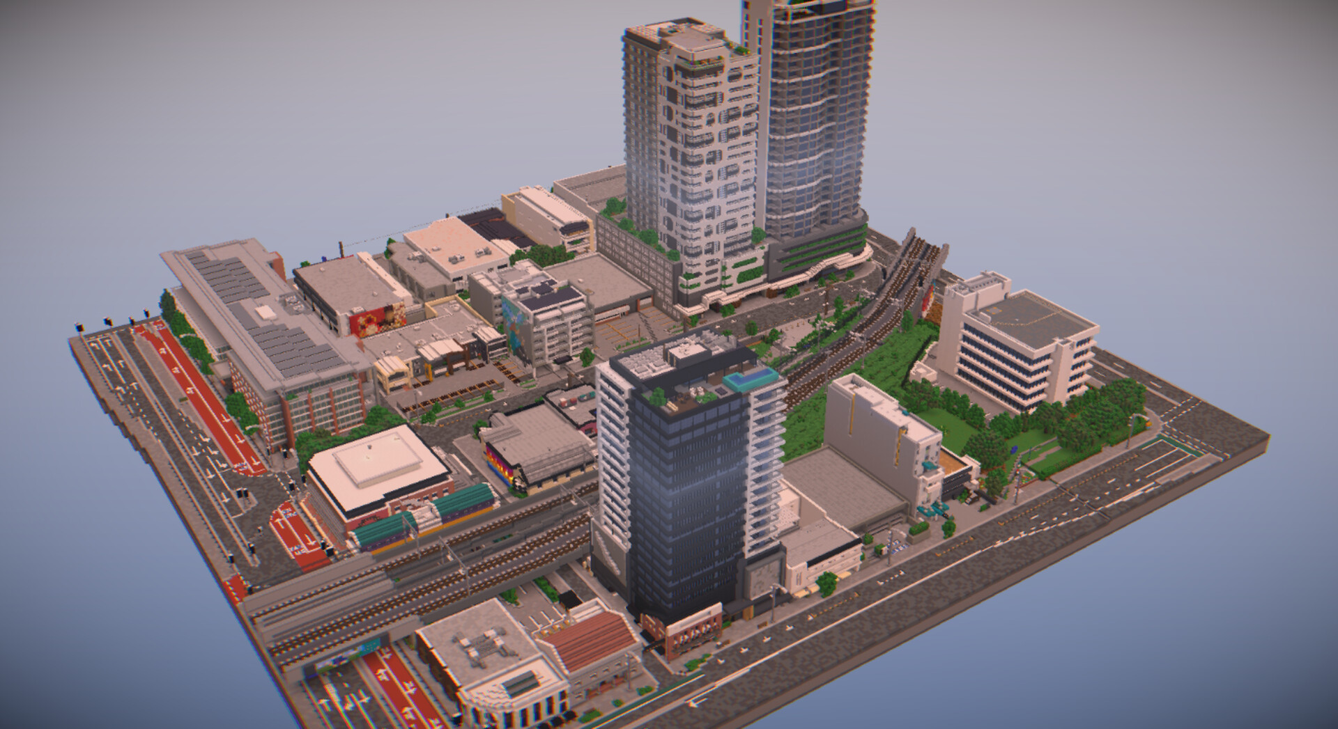 South Brisbane, City 1.5:1 [World Download] Minecraft Map