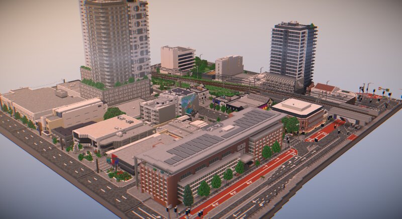 South Brisbane, City 1.5:1 [World Download] Minecraft Map