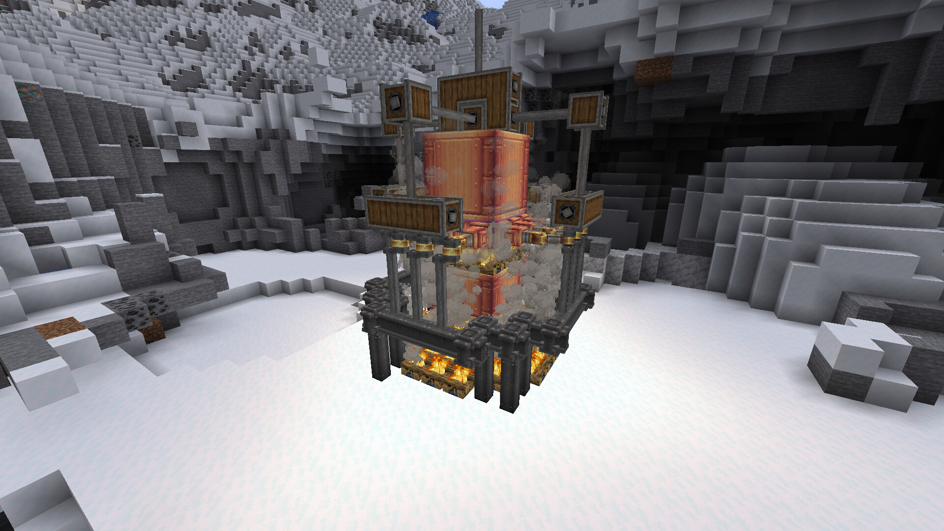 frostpunk functional generator Minecraft Map