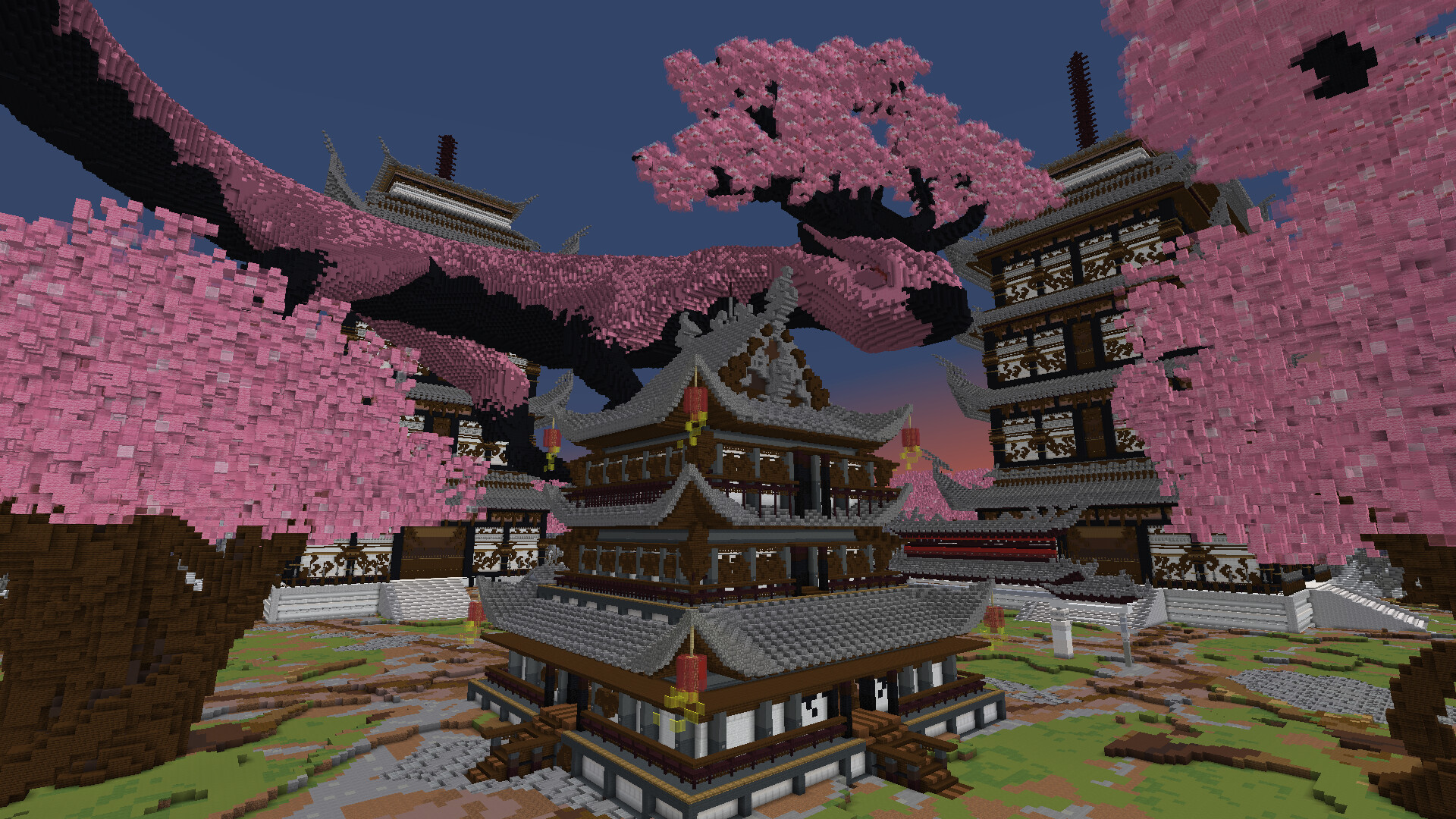 Sakura Dragon Spawn Minecraft Map