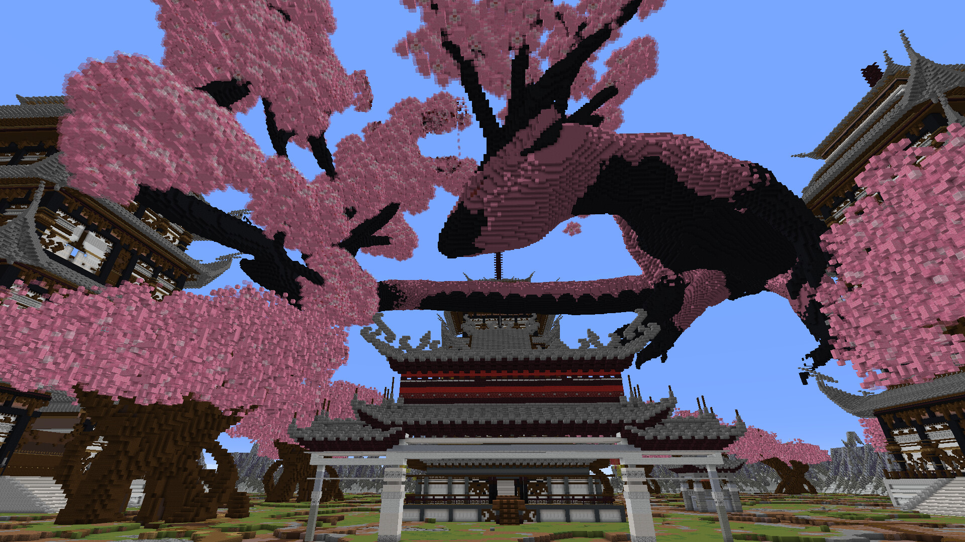 Sakura Dragon Spawn Minecraft Map